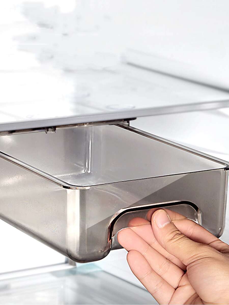 1pc PP Refrigerator Storage Rack, Clear Detachable Multifunction ...