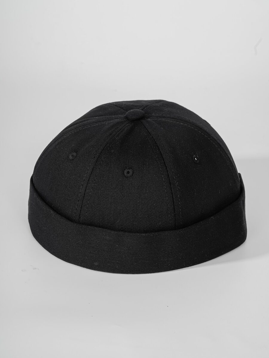 Men Solid Docker Hat | SHEIN USA