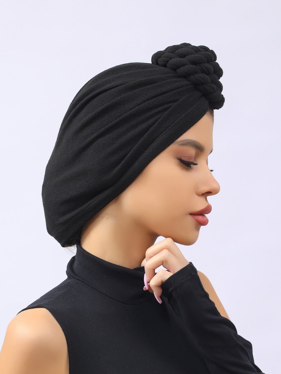 Twist Decor Head Wrap Bonnet Hair Bonnet Turban | SHEIN ASIA