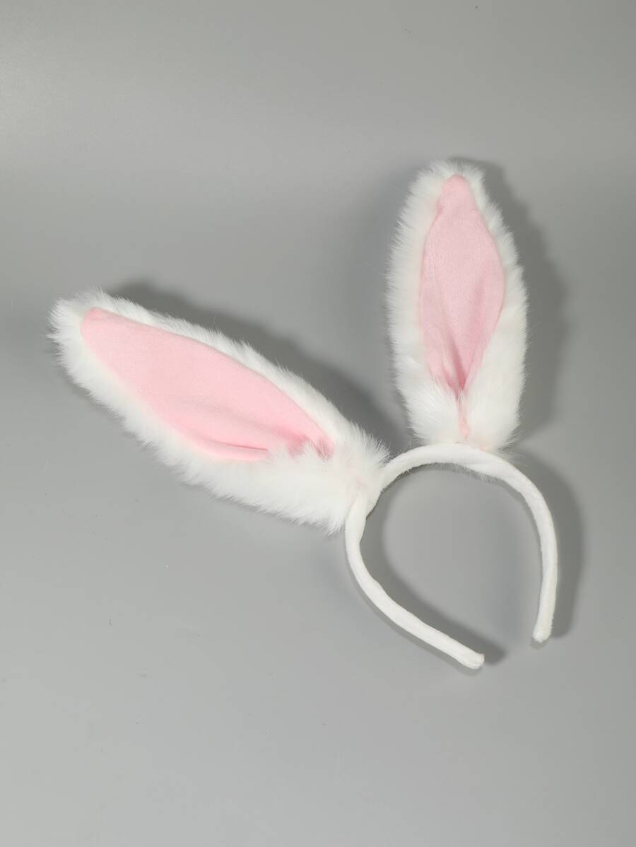 Cute Rabbit Ear Decor Fur Costume Headband Party Hats | SHEIN