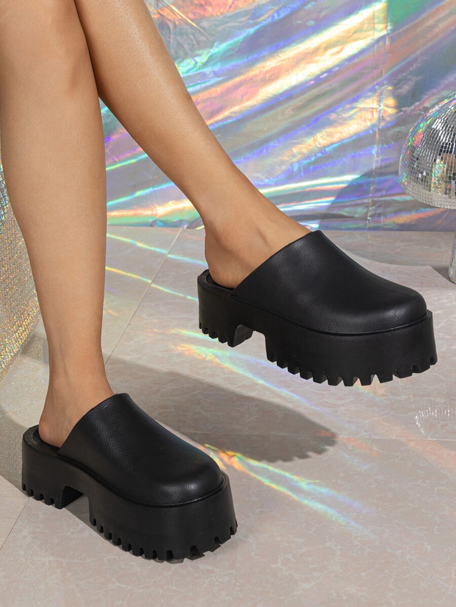 Women Minimalist Work Clogs EVA Fashion Clogs Black | SHEIN USA