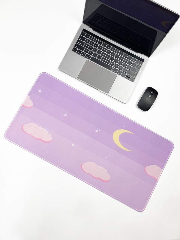 1pc Moon & Cloud Pattern Mouse Pad | SHEIN USA