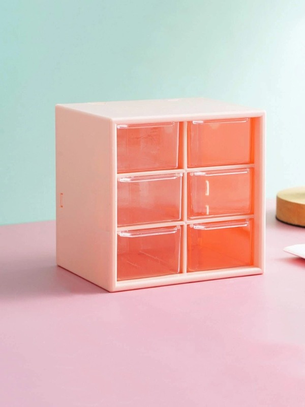 1pc Solid Stationery Storage Box | SHEIN USA