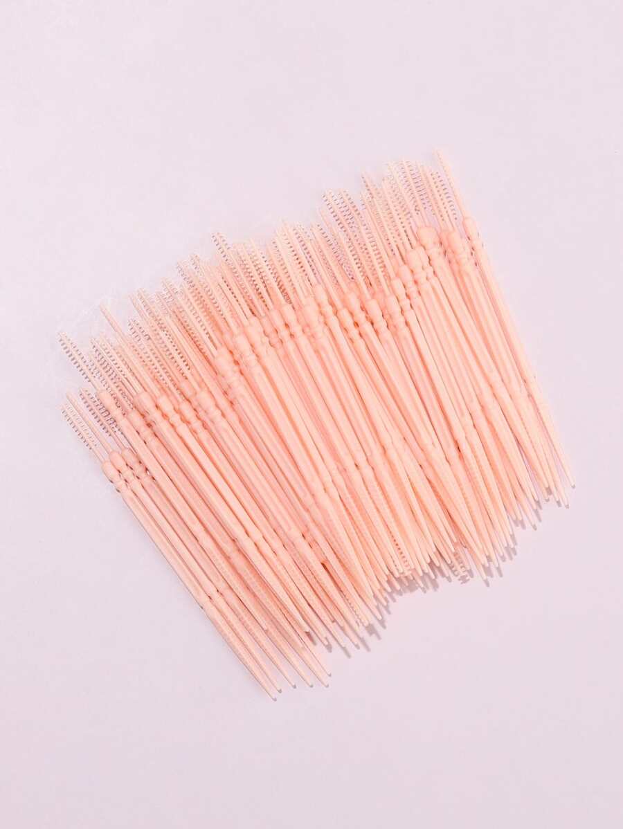 Healthy Gums Toothpicks, 100pcs Plastic Double One-Time Deeply Clean ...