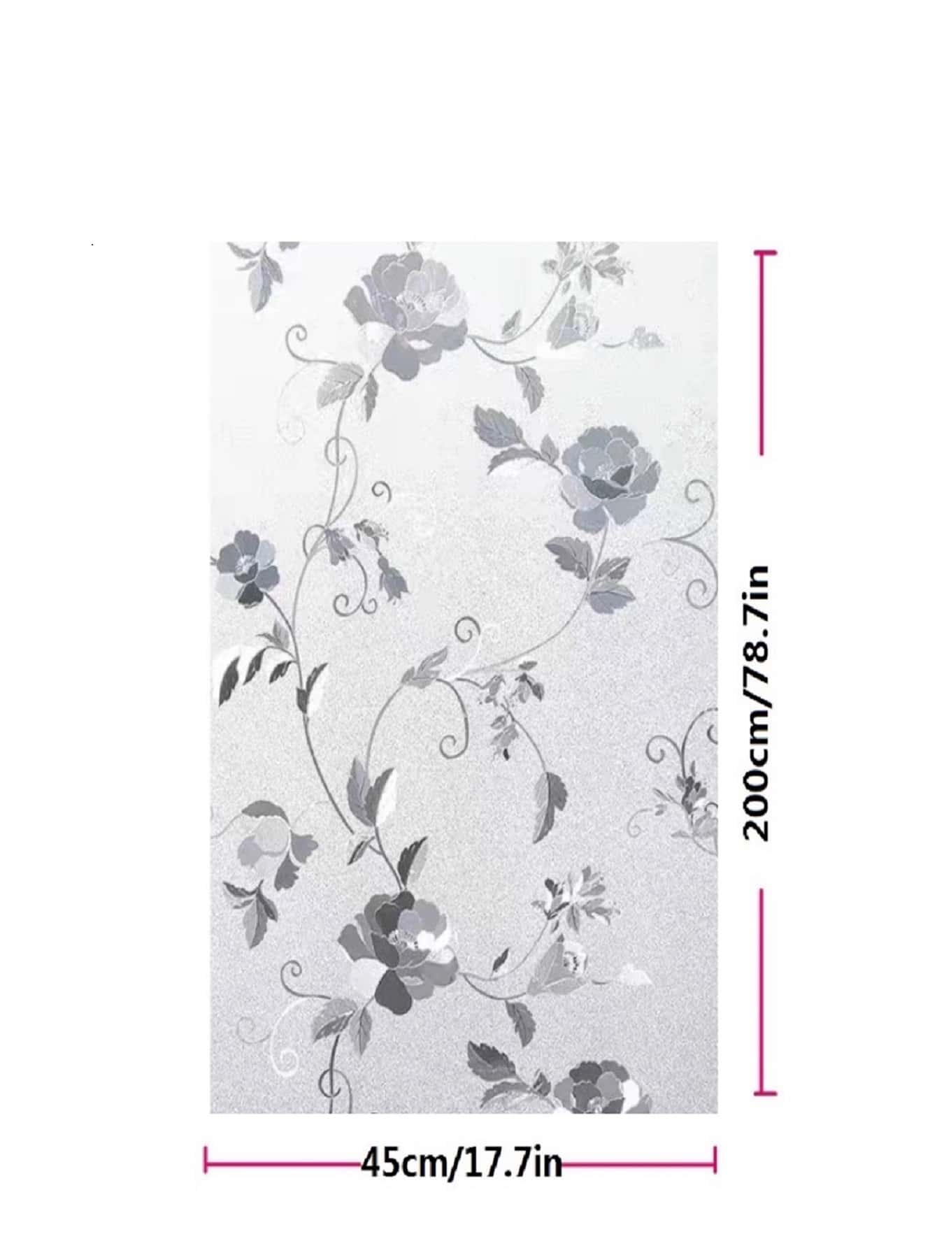 Peony Flower Electrostatic Film Window Sticker | SHEIN USA