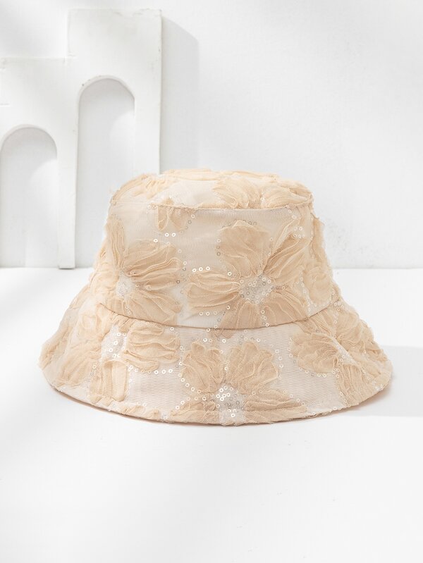 Floral Embroidered Bucket Hat | SHEIN USA