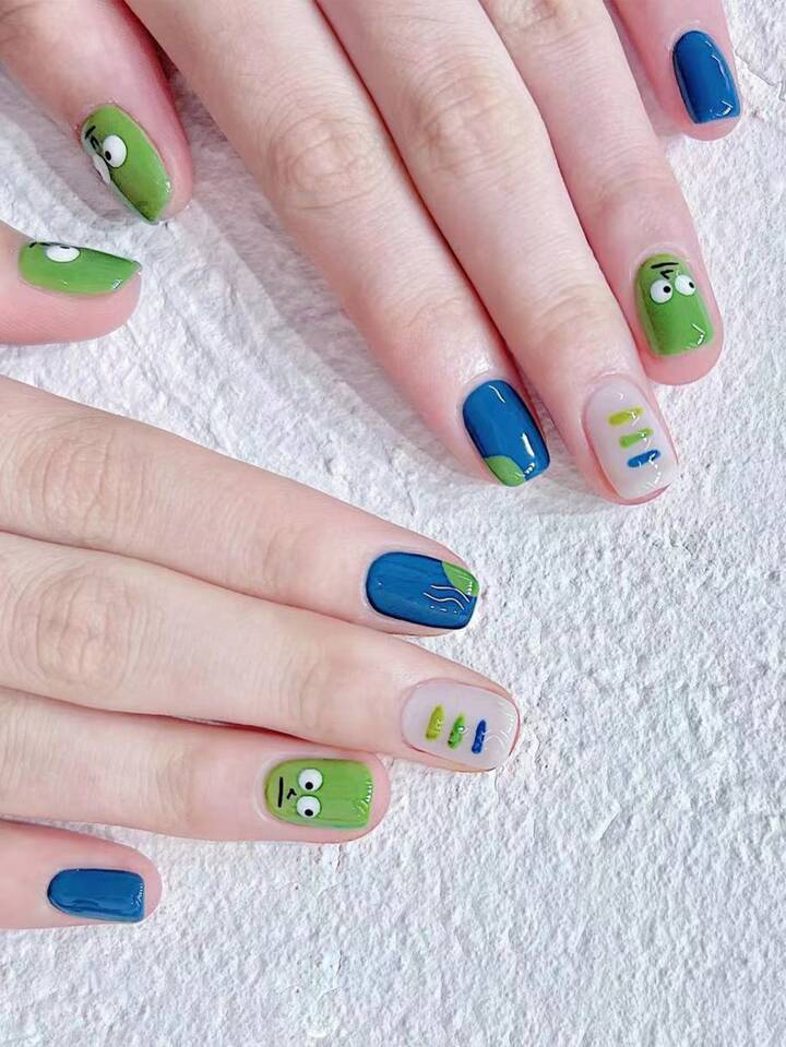 Buzz Lightyear Nail Art