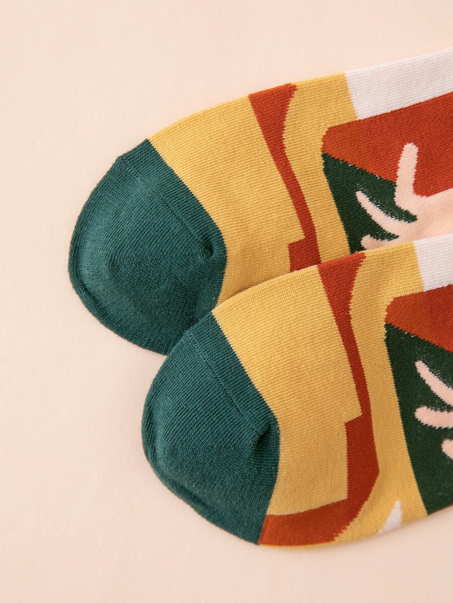 Figure Graphic Crew Socks Aesthetic Sock | SHEIN EUR