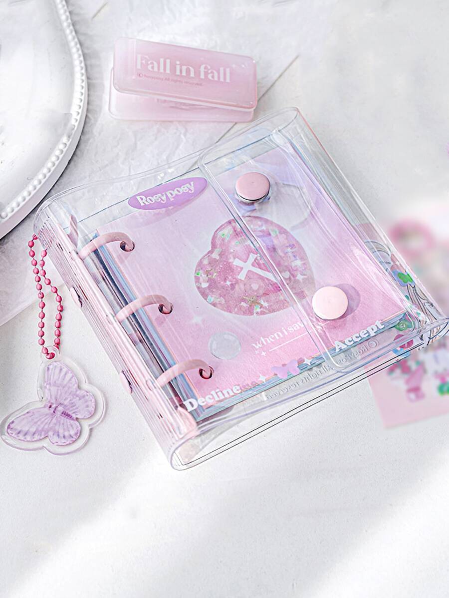 1pc Mini Loose-leaf Notebook | SHEIN USA