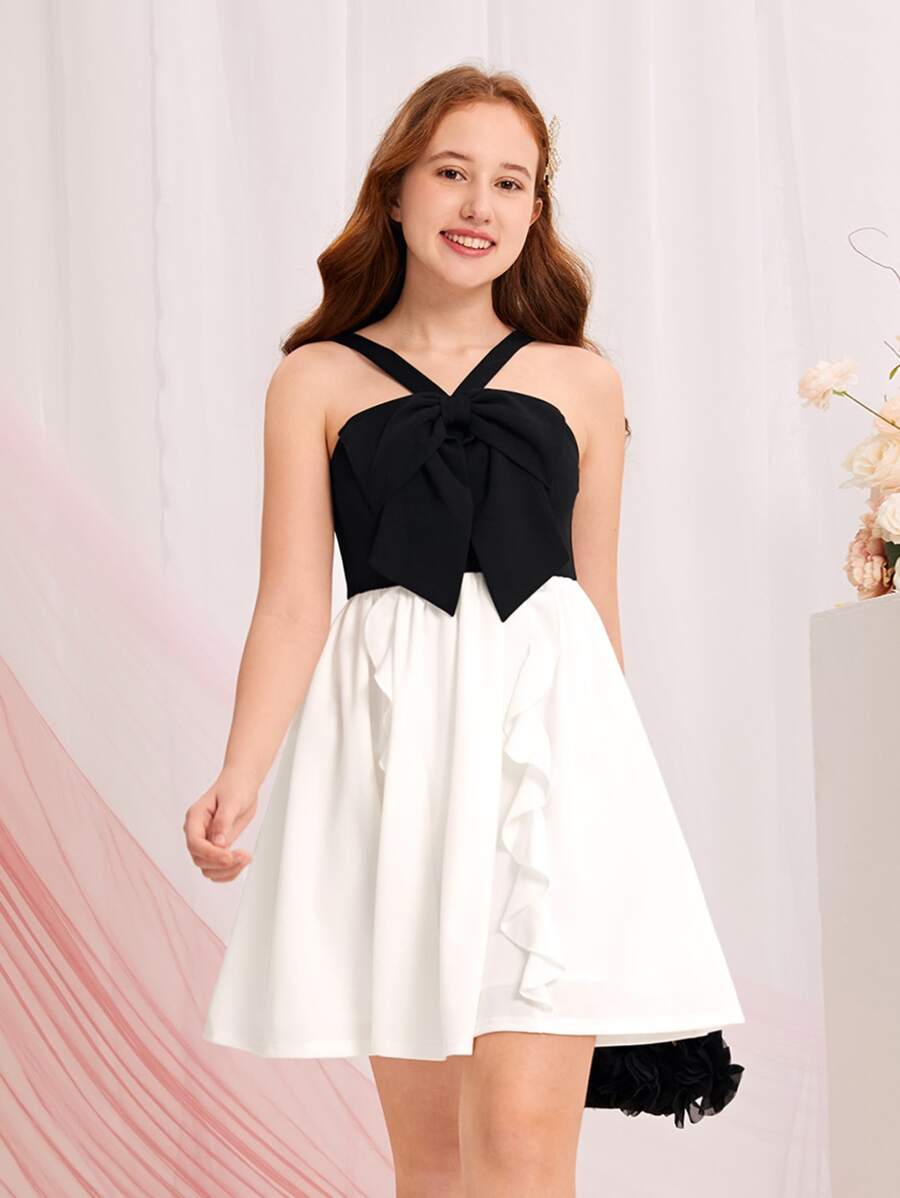 SHEIN Teen Mädchen Cami Kleid mit Rüschenbesatz, | aktuelle Trends ...