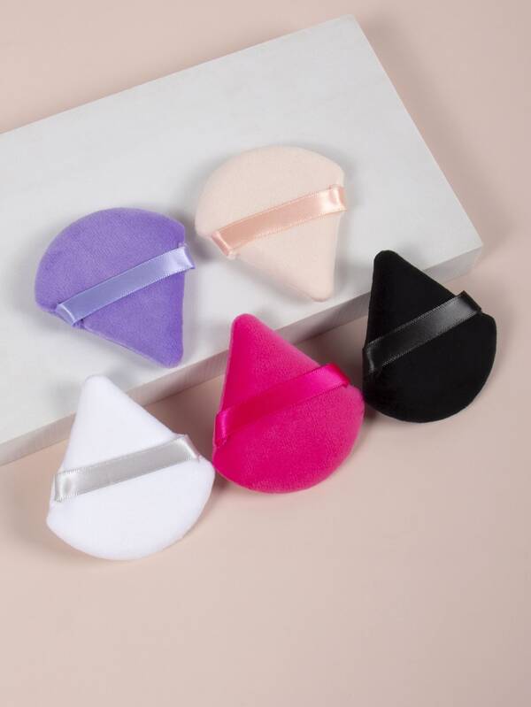 5 Pcs of Triangular Powder Puff Makeup Sponges,Made of Super-soft ...