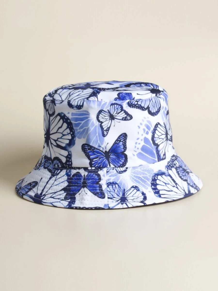 Butterfly Print Bucket Hat | SHEIN USA
