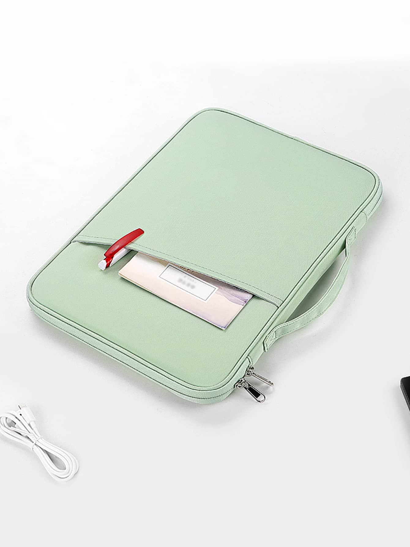 Solid Laptop Bag Compatible With iPad | SHEIN USA