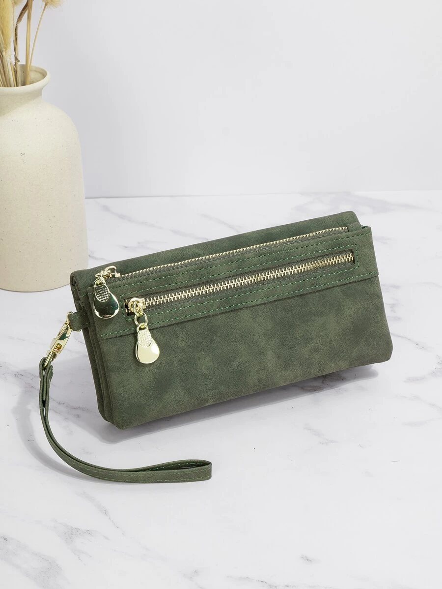 Metal Decor Long Wallet | SHEIN USA