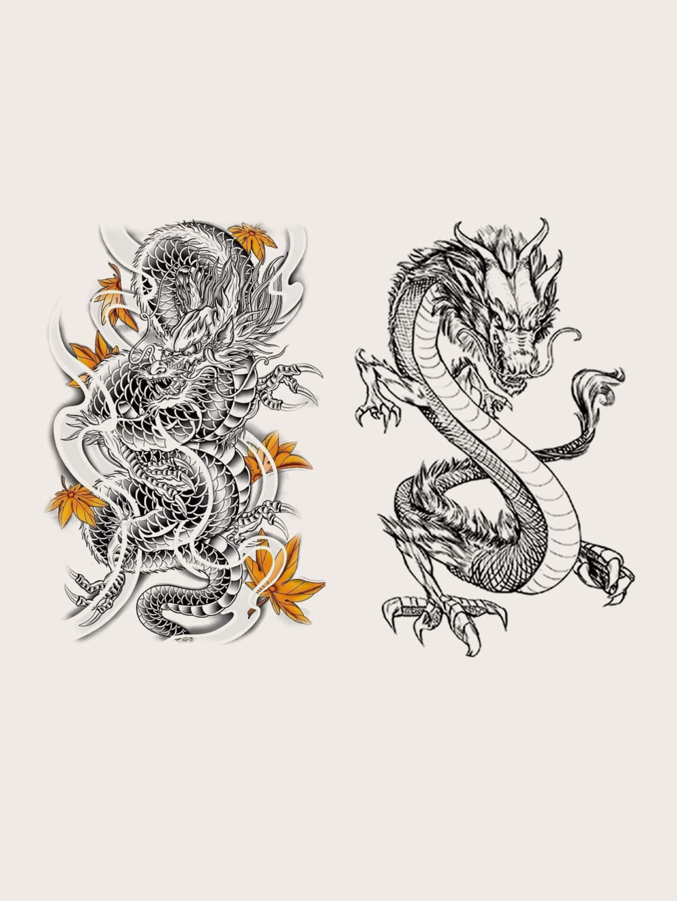 Simple Japanese Dragon Designs