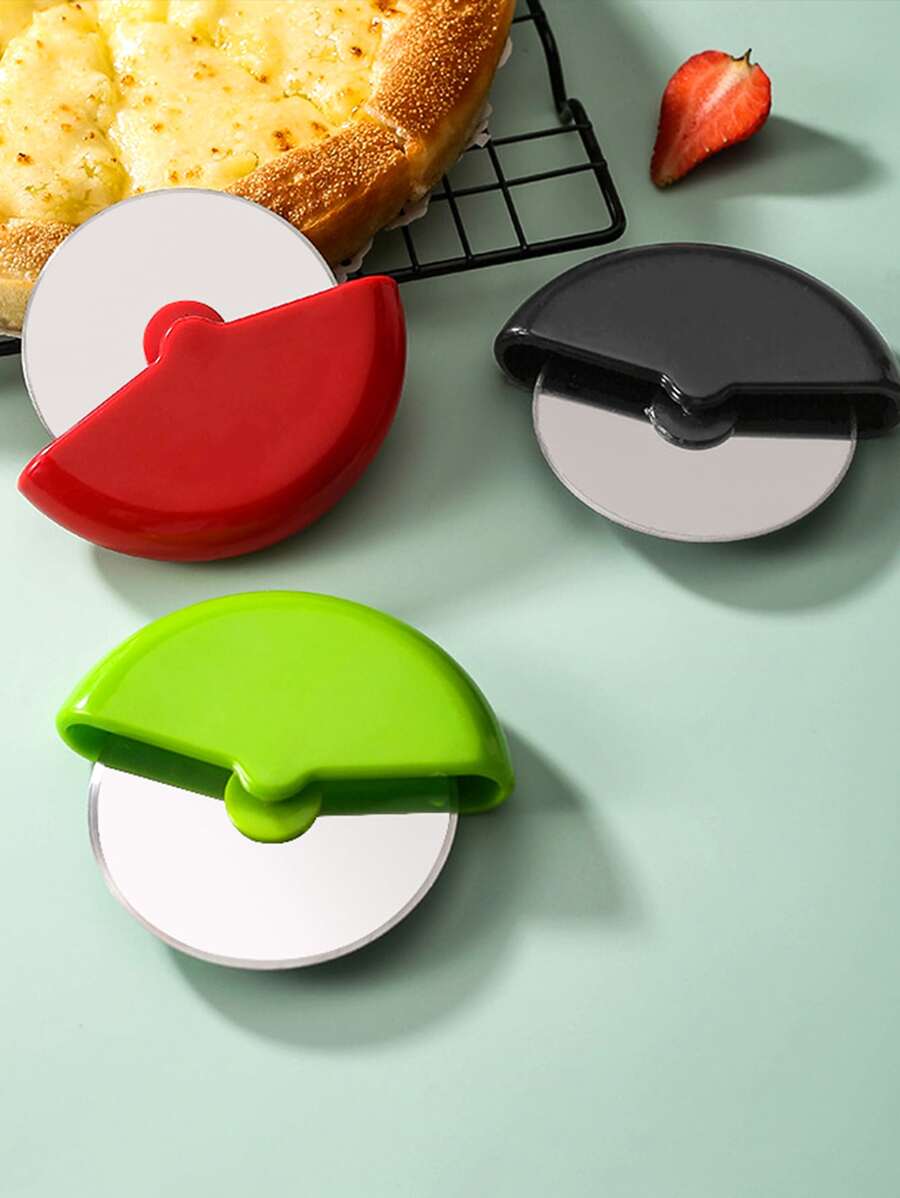 1pc Pizza Cutter Wheel, No Effort Pizza Slicer With Protective Blade ...