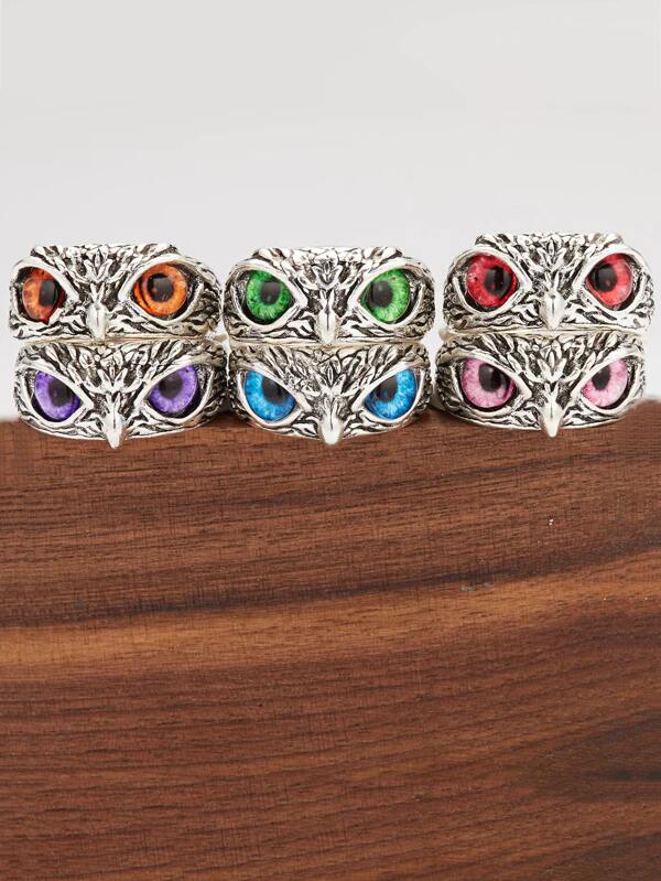 Men Owl Design Ring, For Jewelry Gift And Party | SHEIN USA