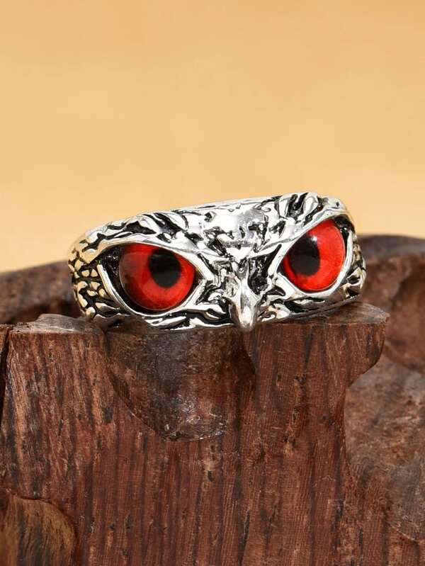 Men Owl Design Ring, For Jewelry Gift And Party | SHEIN USA