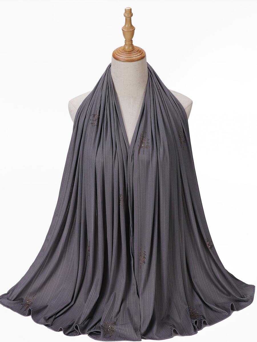 Rhinestone Decor Scarf | SHEIN USA