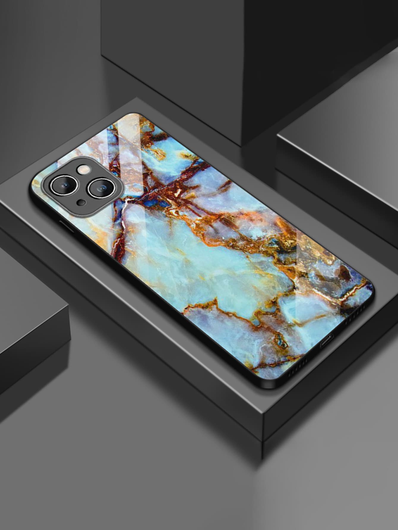 Marble Pattern Phone Case | SHEIN USA