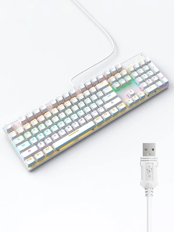 Wired Glowing Mechanical Keyboard | SHEIN UK