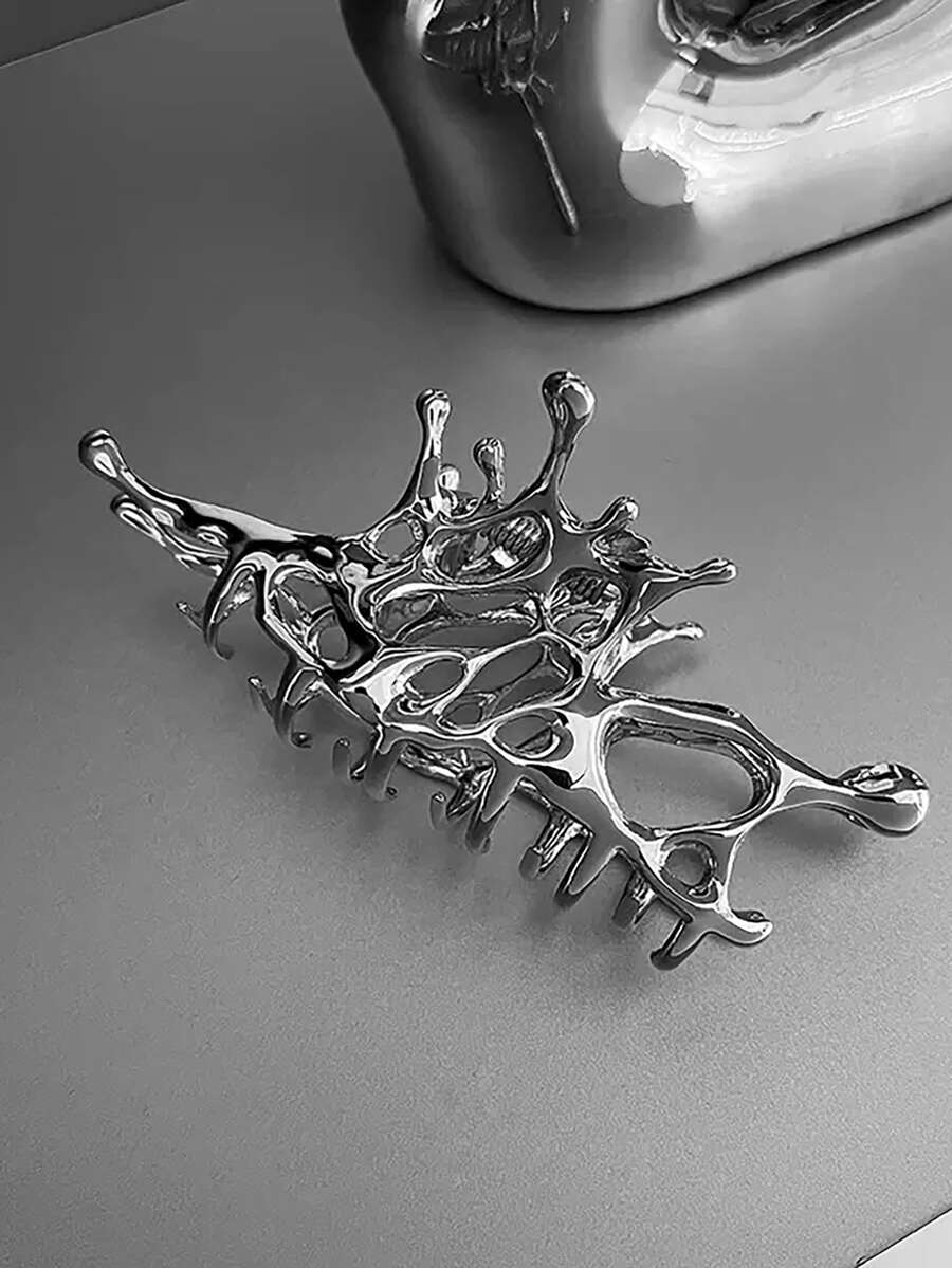 1pc Liquid Metal Futuristic Fashion Sweet And Spicy Girls Preferred ...