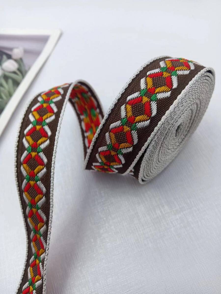 1roll Jacquard DIY Webbing, Modern Polyester Decorative Webbing | SHEIN USA