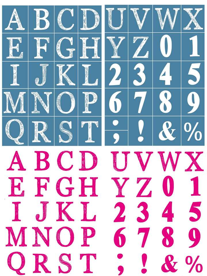 Letter Stencils Designs