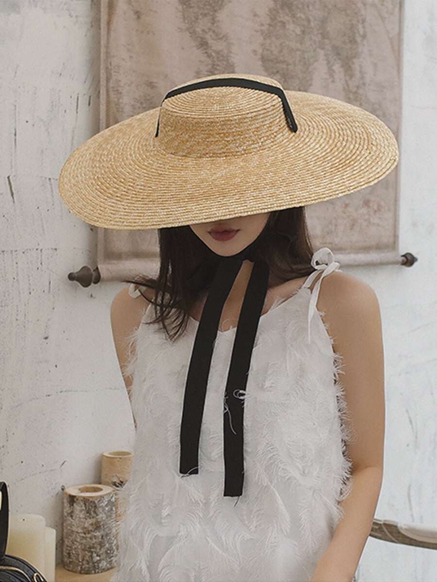 Wide Brim Straw Hat | SHEIN USA