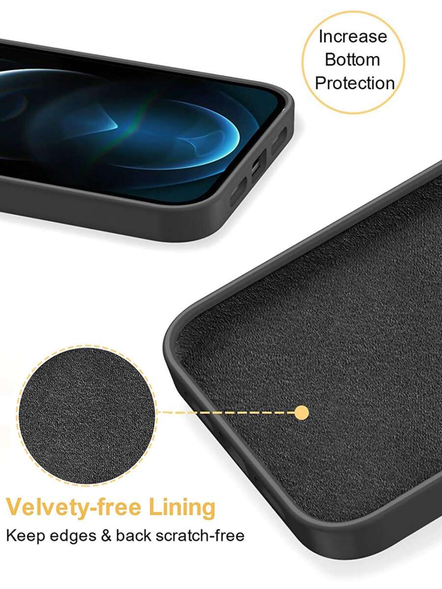 Iphone 16 Magnetic Soft Silicone Phone Case Compatible With IPhone 15/15Pro/15Plus/15Promax ...