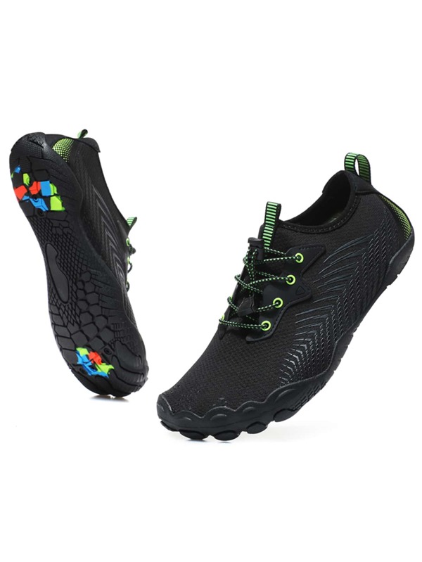 Women Drawstring Front Creek Shoes, Sporty Outdoor Fabric Water Shoes ...