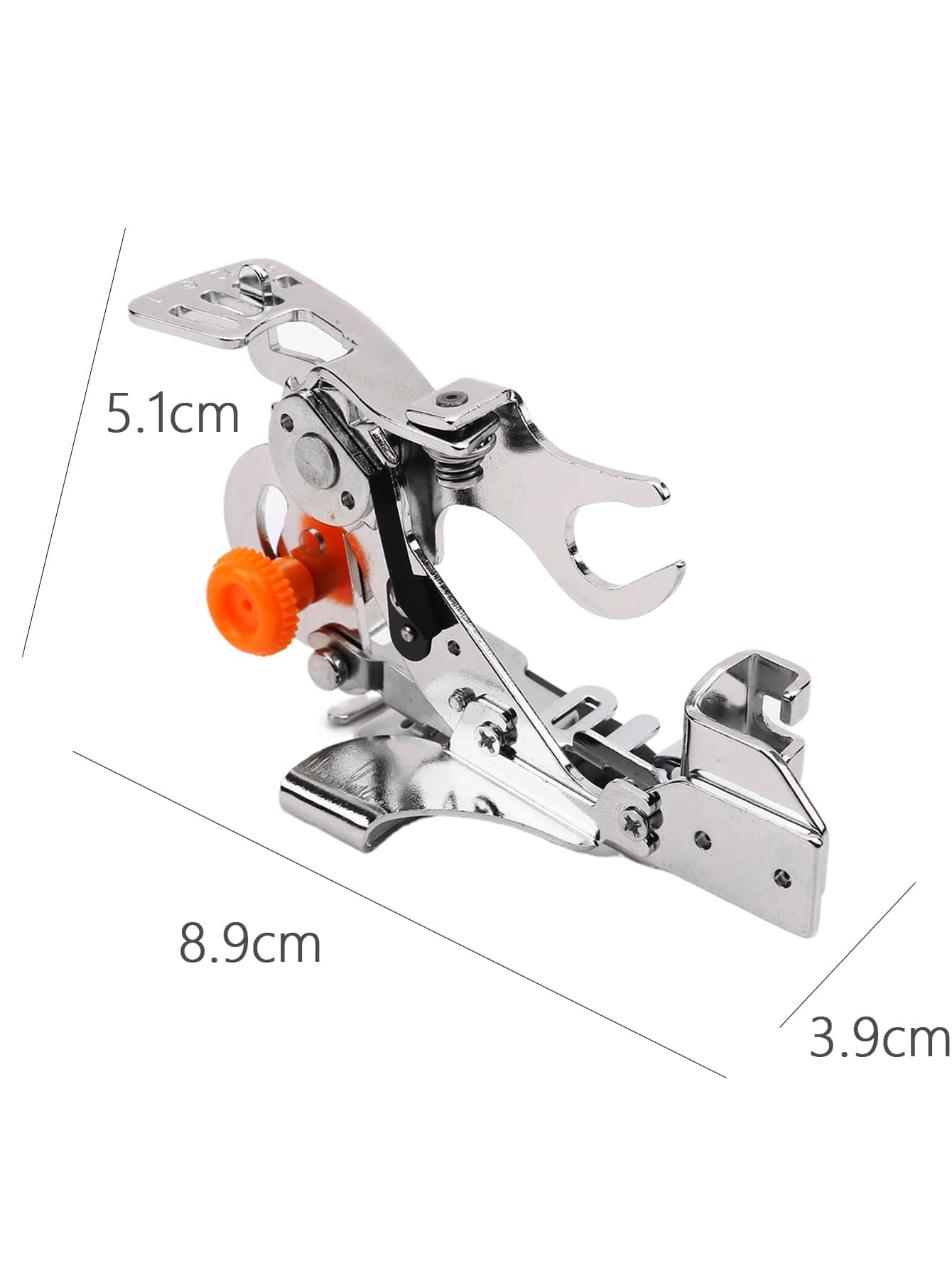 1pc Alloy Sewing Machine Ruffler Presser Foot, Silver Sewing Machine ...