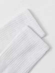 6pairs Men Solid Crew Socks | SHEIN South Africa