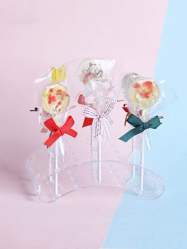 1pc PP Lollipop Display Stand, Clear Lollipop Holder For Kitchen | SHEIN UK