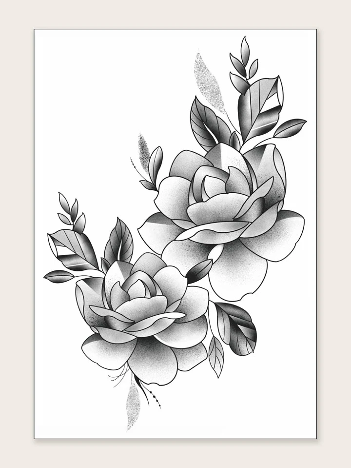 Floral Pattern Tattoo