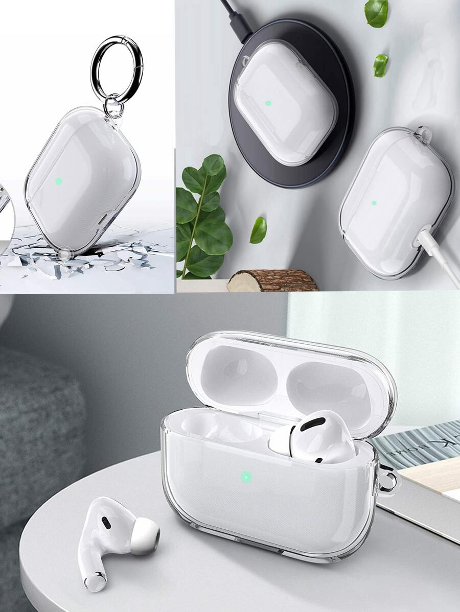 Apple Clear Earphone Case Compatible With Airpods1/2 AirPods Pro ...