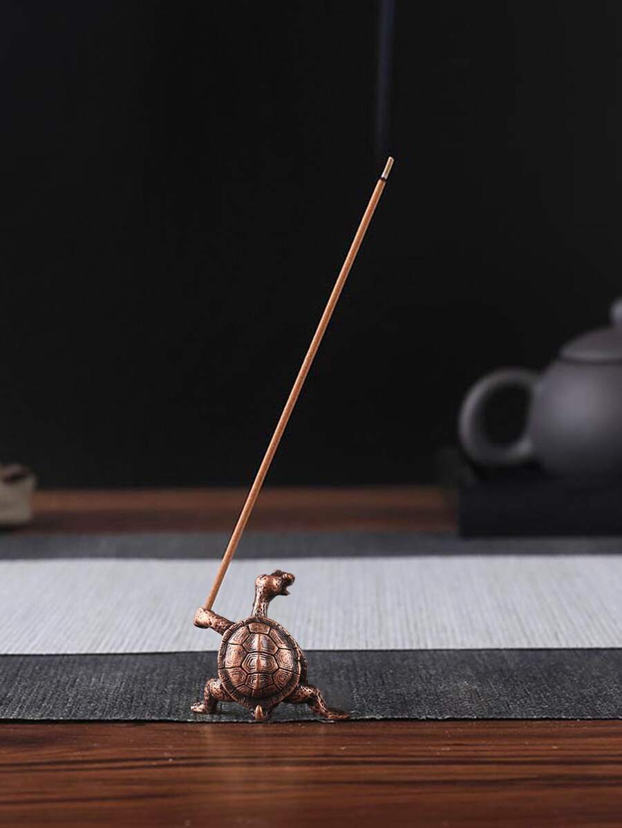 1pc Kung Fu Turtle Incense Stick Holder (Suitable For Small Incense ...