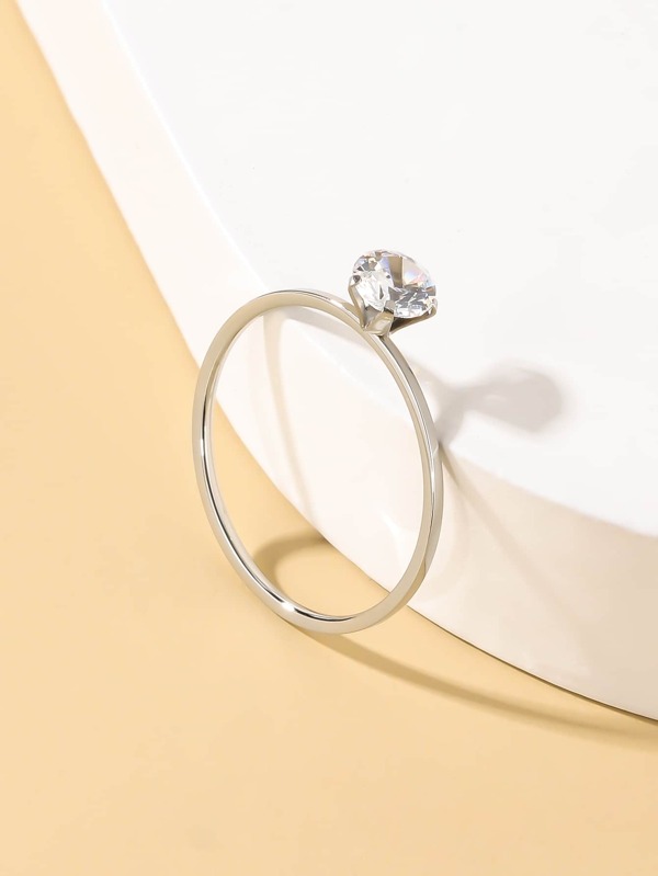 Rhinestone Decor Ring | SHEIN USA