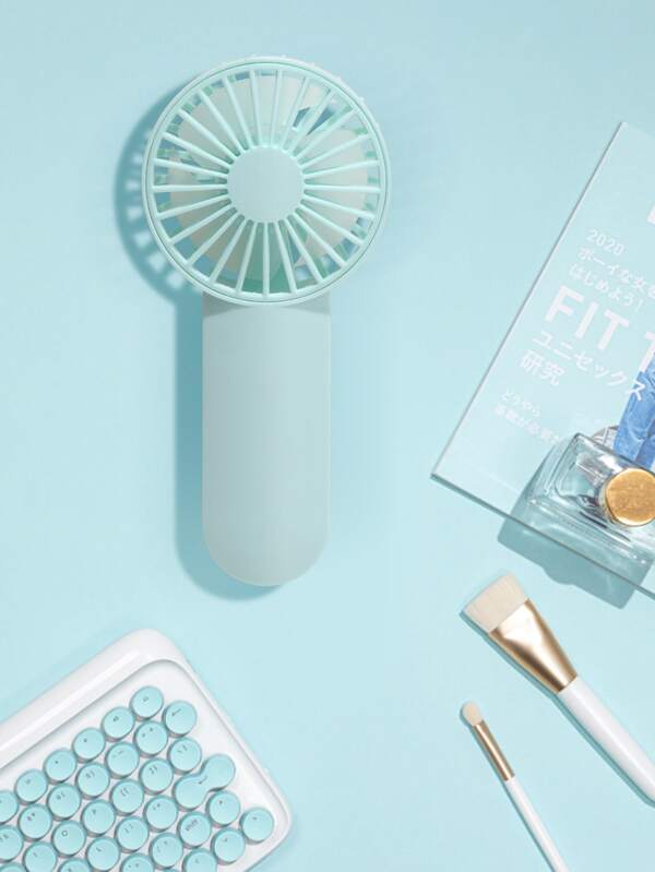 1pc Mini Electric Hand Fan With Lanyard & Data Line, Simple ...