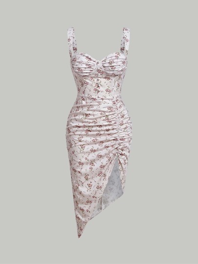 Search Pink Floral Dress Shein Usa