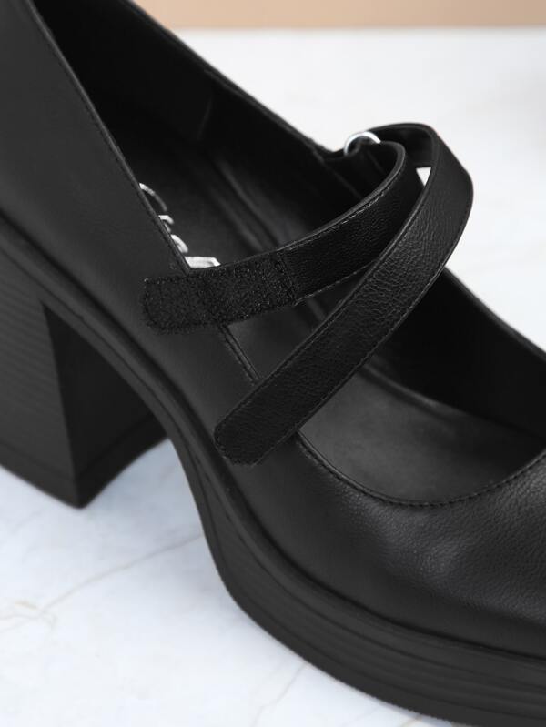 Closed Toe Block Heel Mary Janes | SHEIN USA