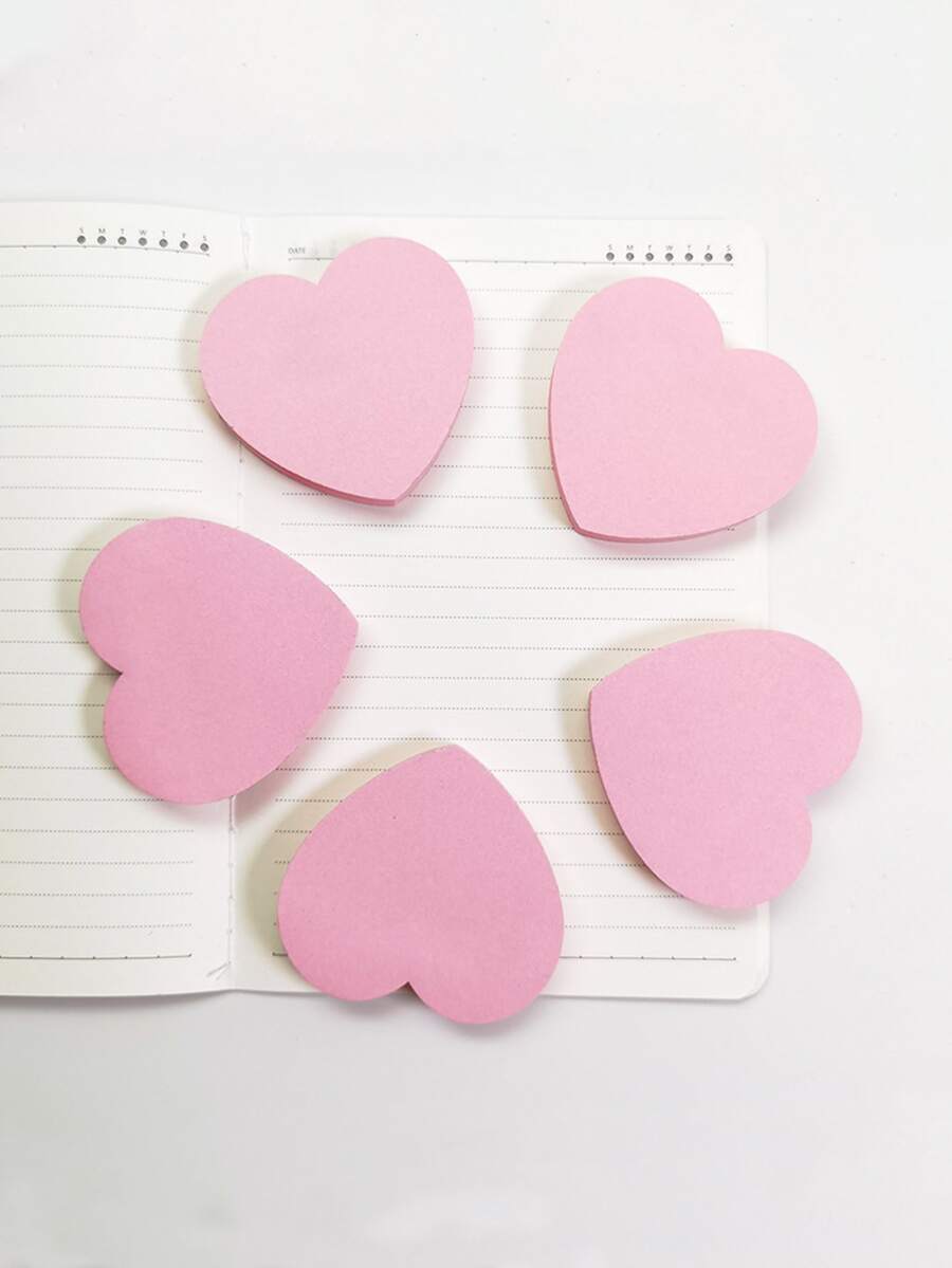 1pc Heart Shaped Sticky Note | SHEIN USA