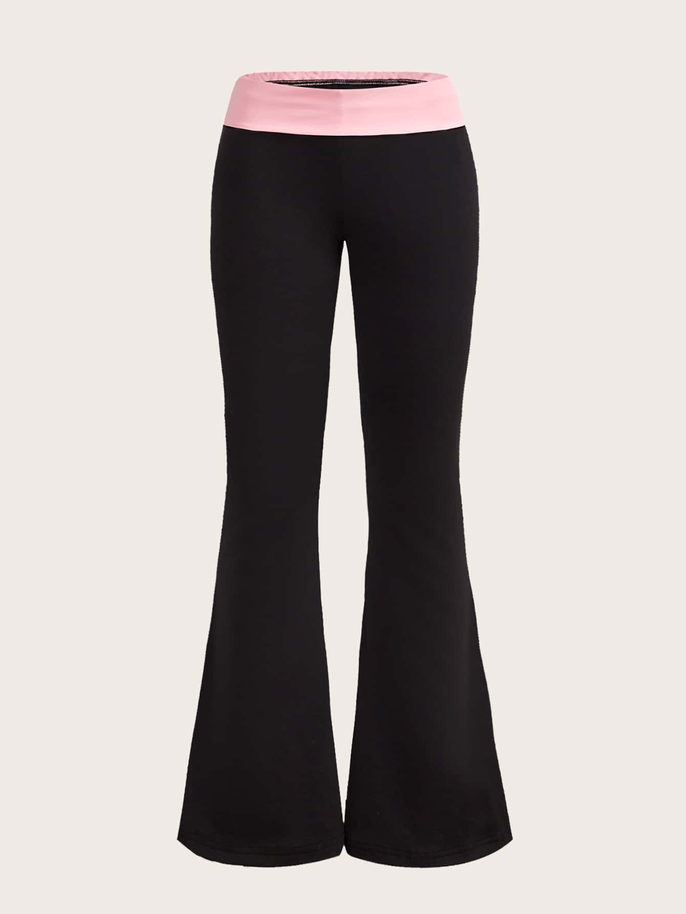 SHEIN ICON Plus Colorblock Flare Leg Pants | SHEIN USA