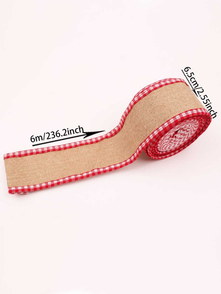 1roll Gingham Pattern Binding DIY Webbing, Modern Fiber Decorative ...
