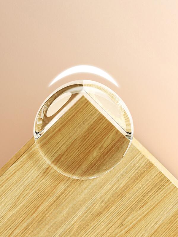 10pcs/set Silicone Angle Cover, Minimalist Clear Anti-Collision Table ...