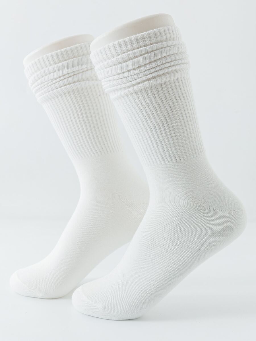 Solid Crew Socks | SHEIN USA