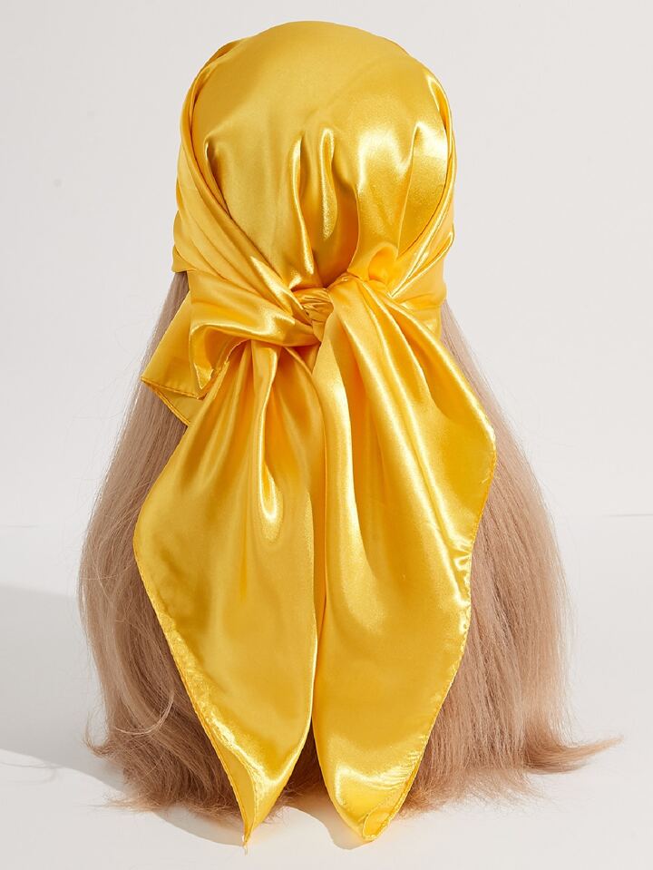 Yellow Solid Bandana