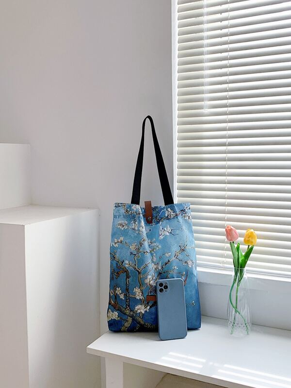 Floral Pattern Shopper Bag | SHEIN USA