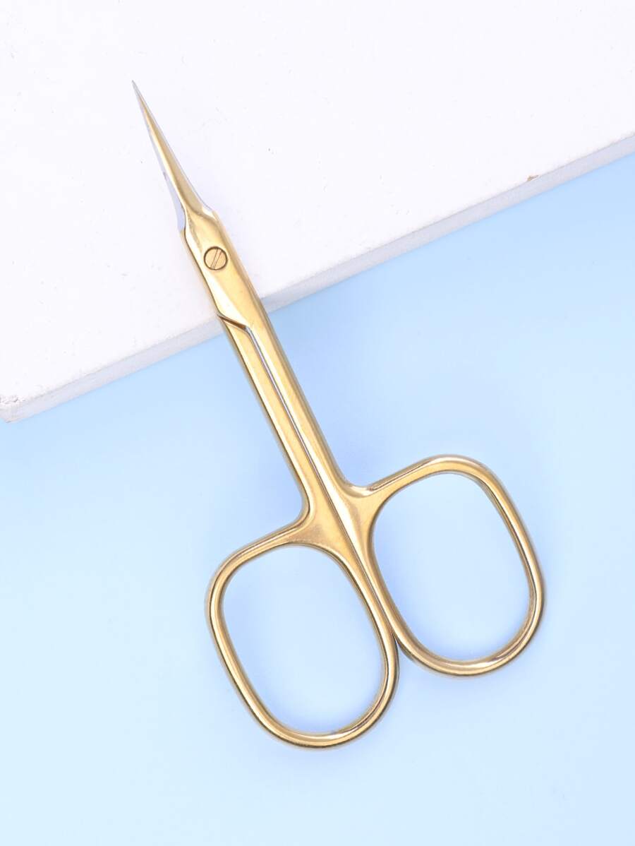 1pc Straight Stainless Steel Nail Cuticle Manicure Scissor Set Multi ...