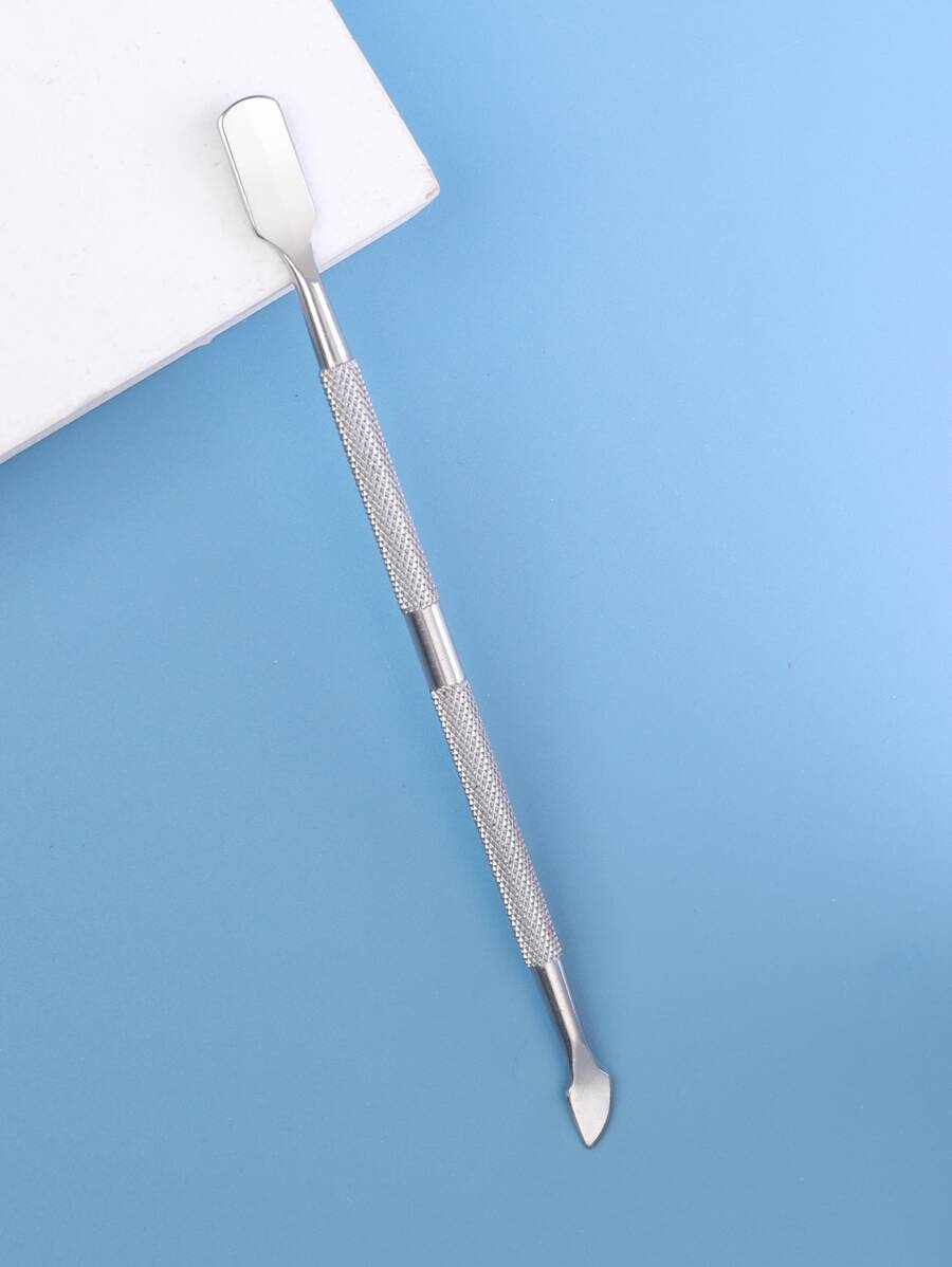 1pc Double-Sided Cuticle Pusher - Stainless Steel Cuticle Nail Pusher ...